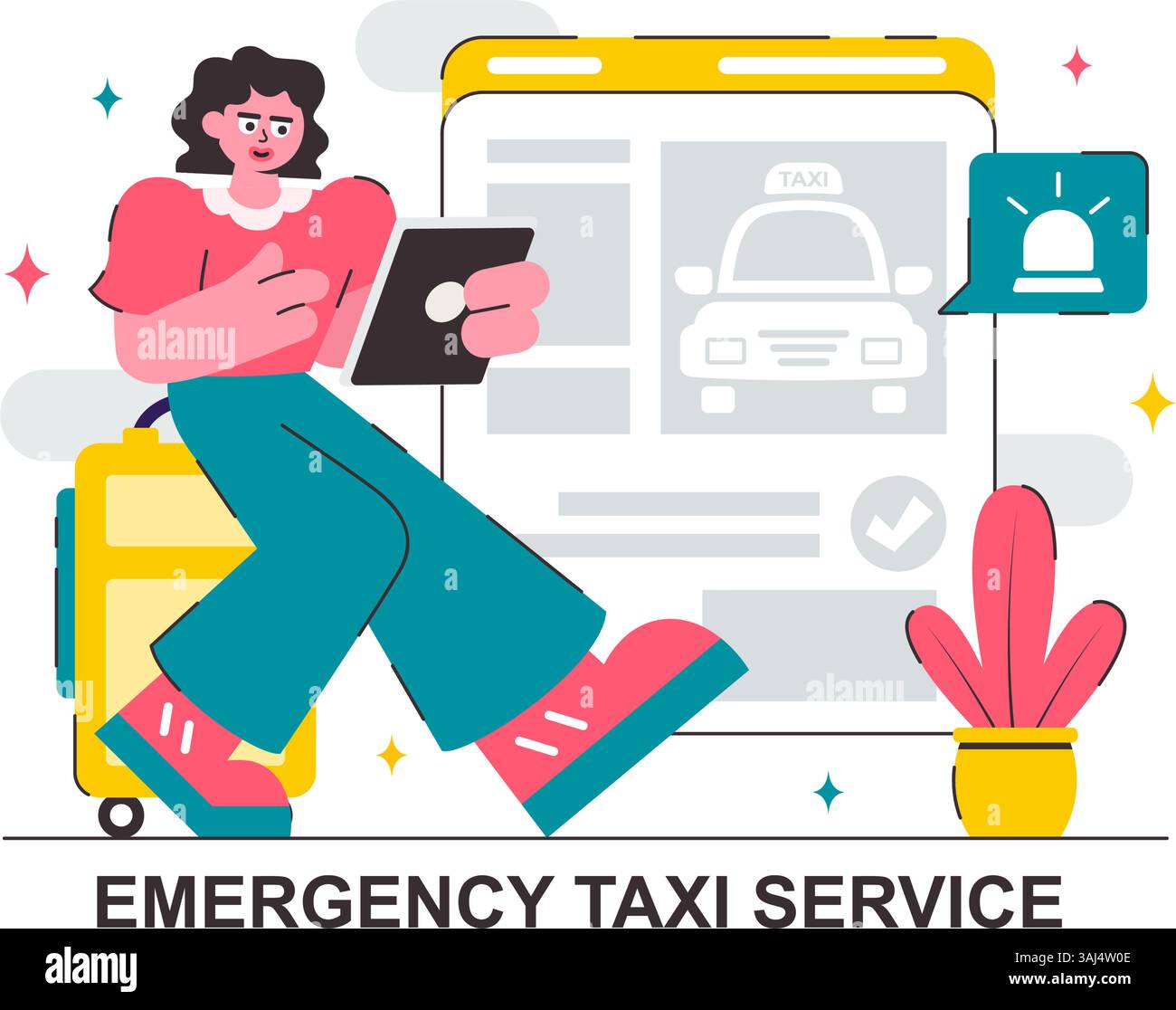 Police 911 calls Stock Vector Images - Alamy