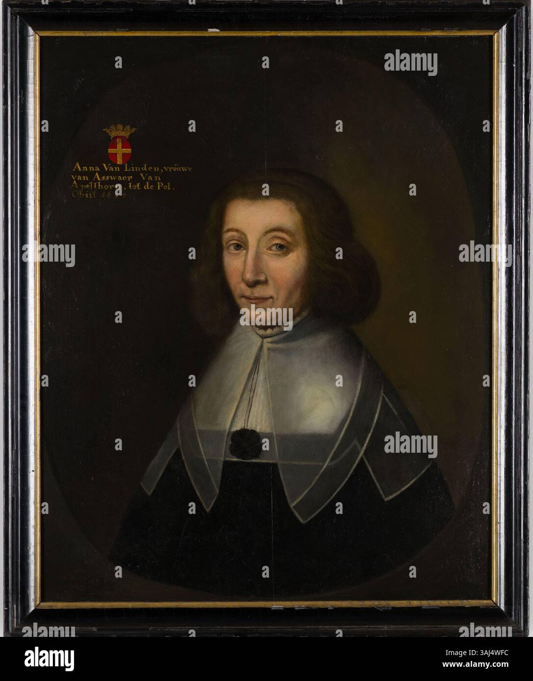 This 17th-century portrait, created between 1625 and 1699, depicts Anna ...