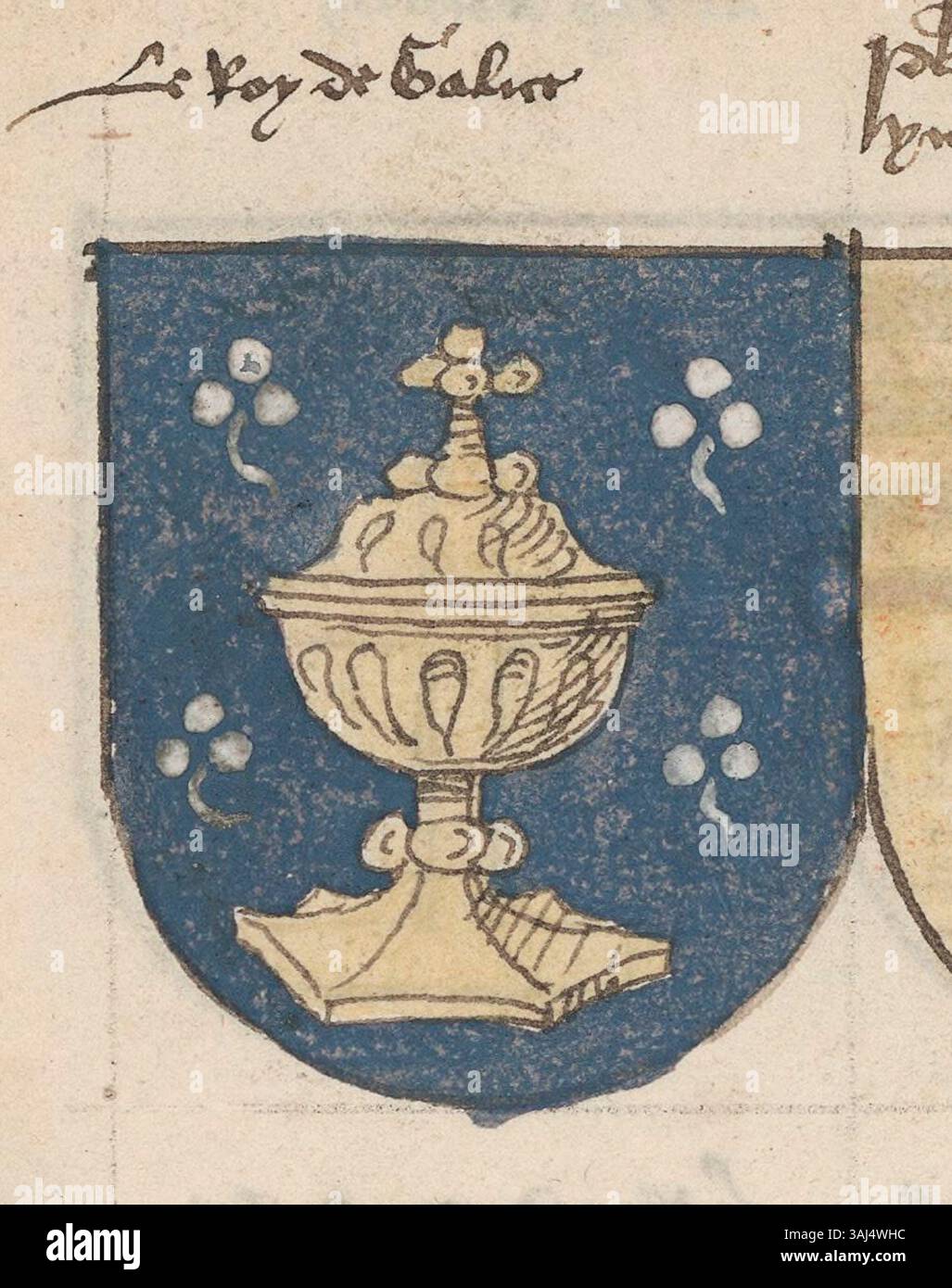 The Galician shield from the Coislin-Ségulier armory (circa 1480-1500 ...