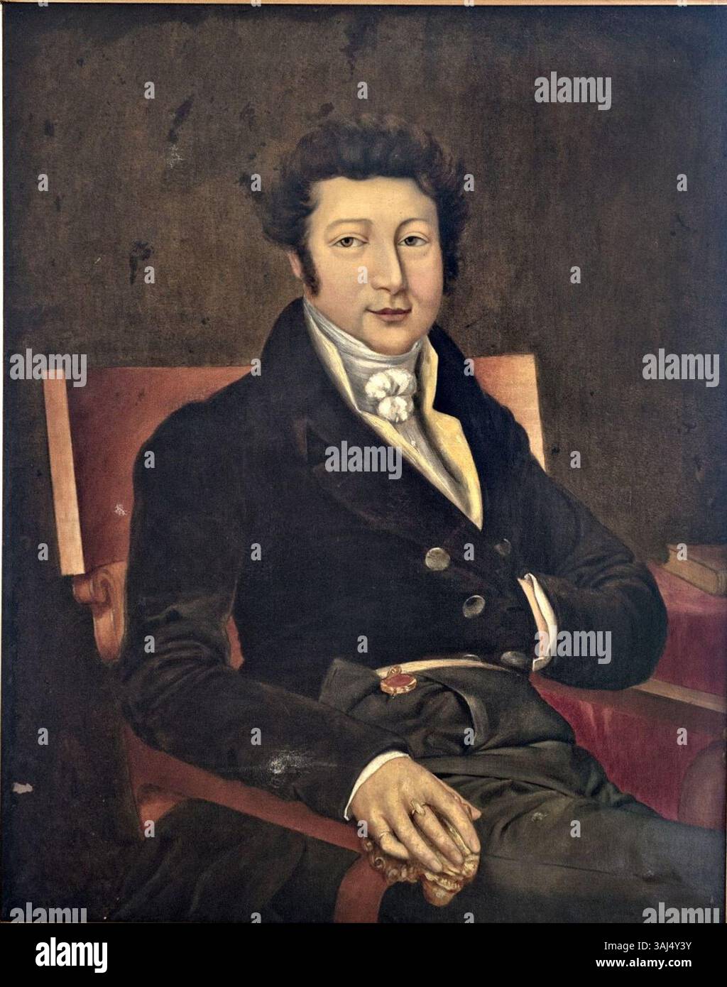 This 19th-century portrait of Mendel Levin Nathanson, created by an ...