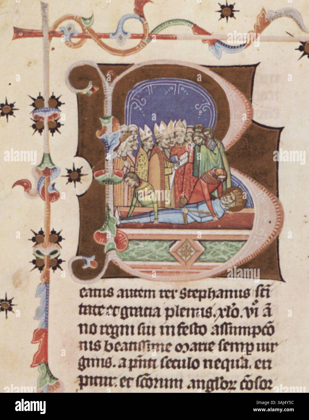 This Hungarian illuminated manuscript from circa 1360 depicts the ...