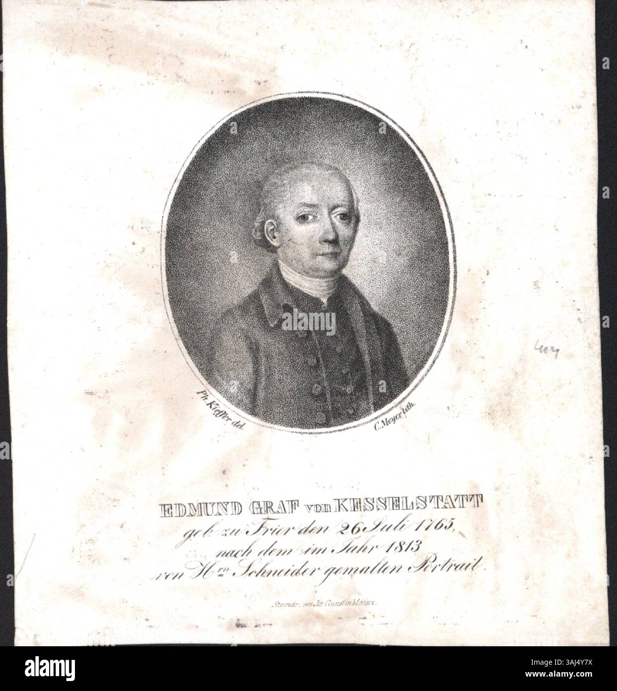 Edmund von Kesselstatt, a historical figure with connections to Philipp ...