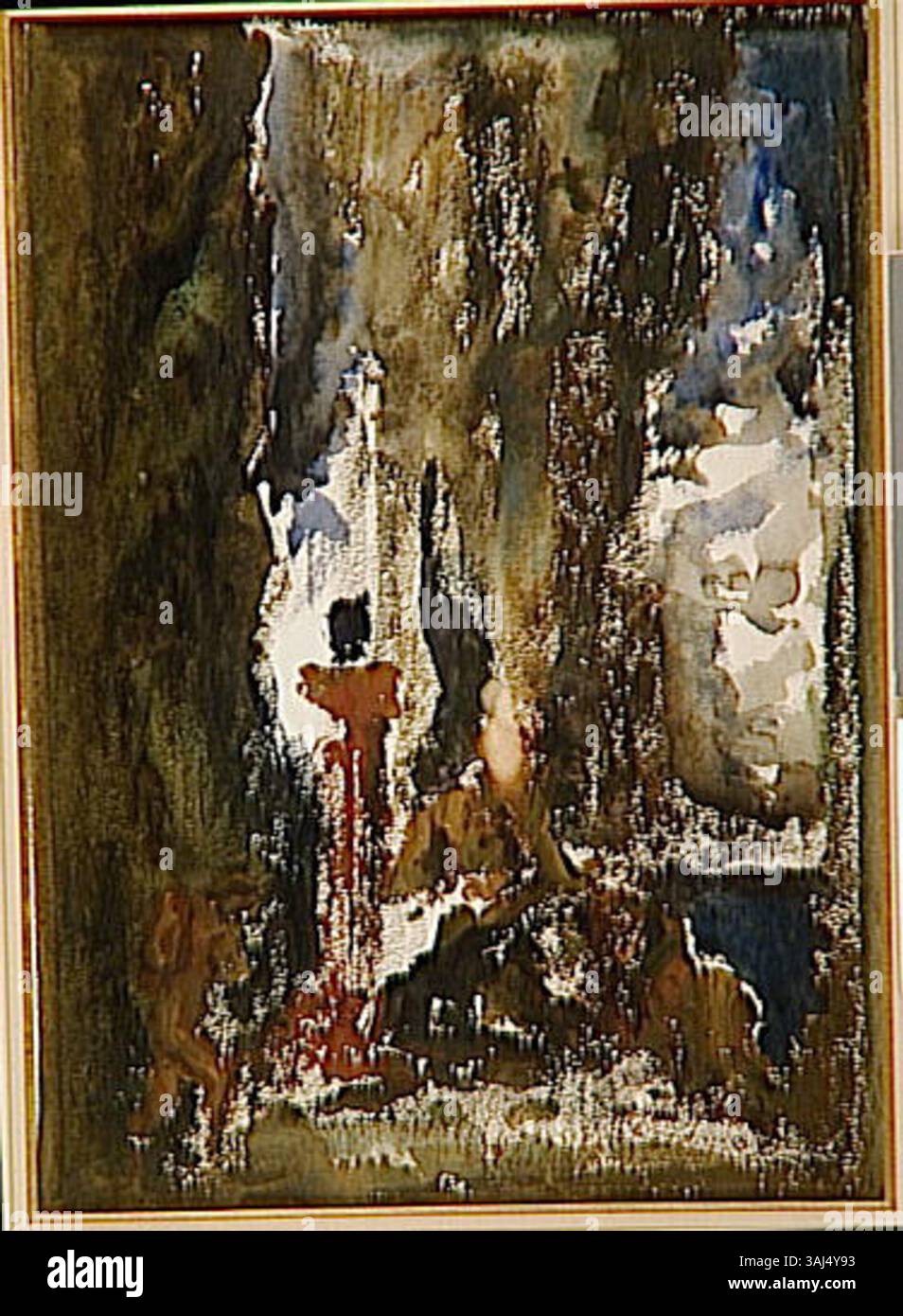 Oedipe Voyageur by Gustave Moreau depicts Oedipus in a mythical setting ...