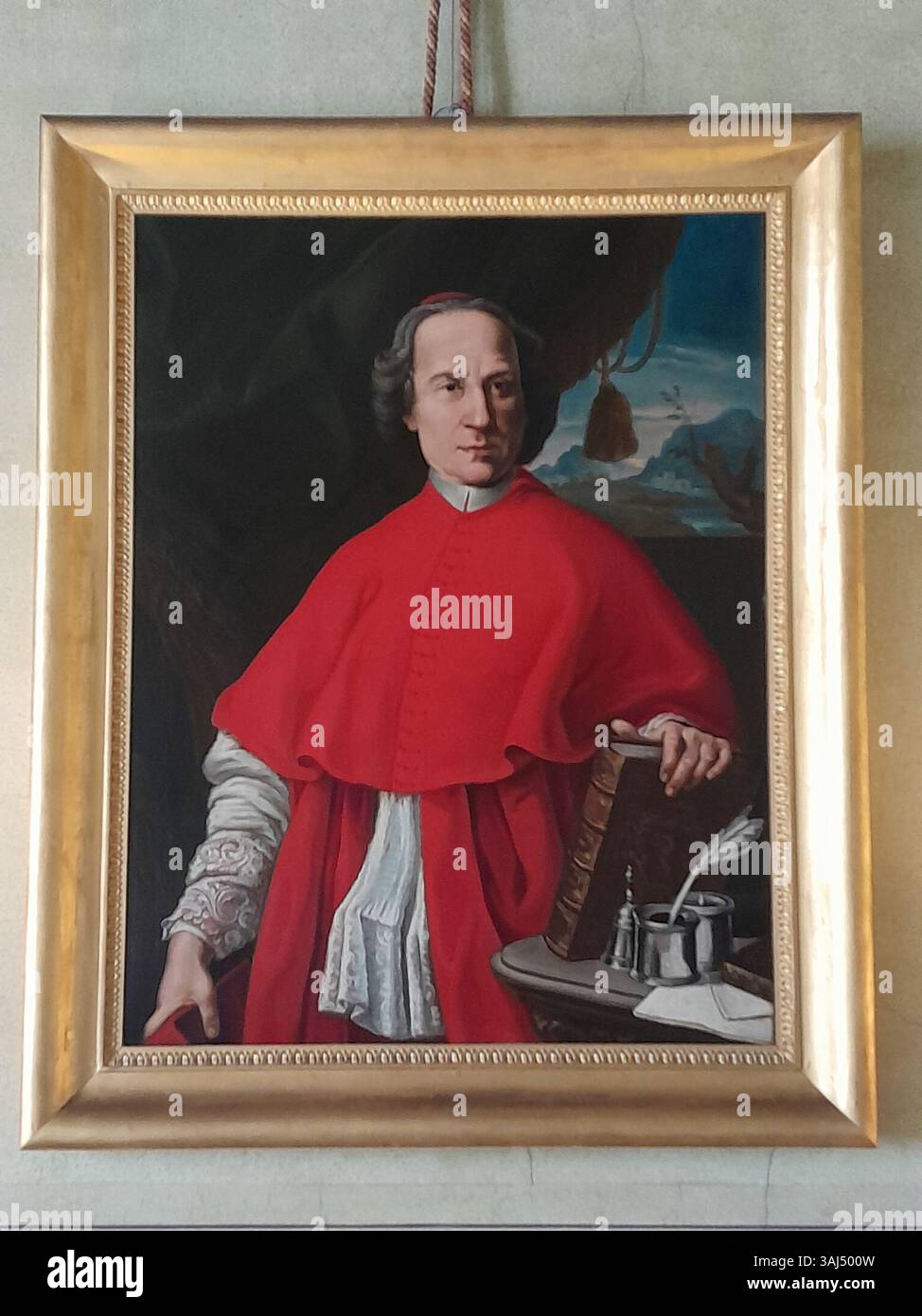 Marco Benefial's *Ritratto del cardinal Furietti*, painted in the 18th ...