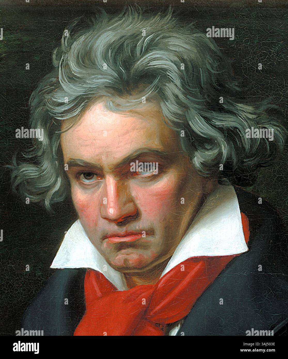 Portrait of Ludwig van Beethoven, painted by Joseph Karl Stieler in ...