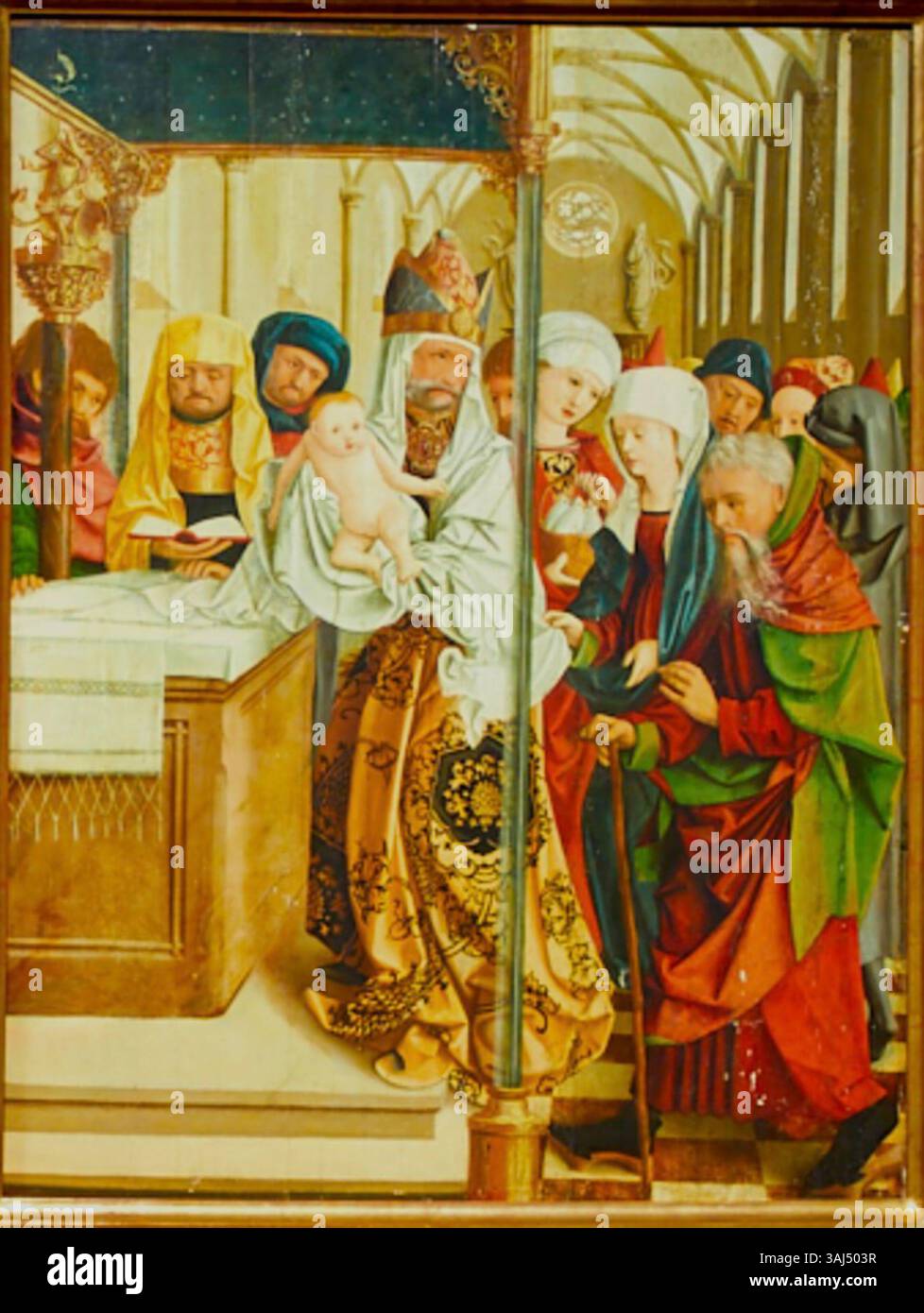 A late 14th-century work by the Meister von Mondsee, depicting the ...