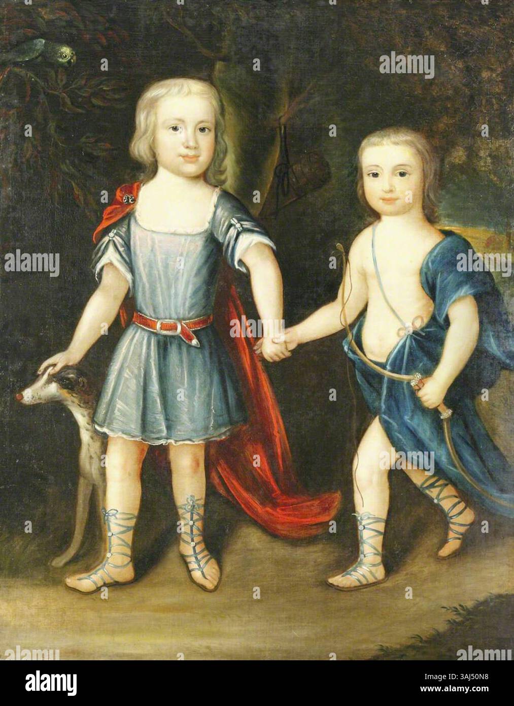 This portrait depicts Thomas Peter Strickland and Jarrard Strickland ...