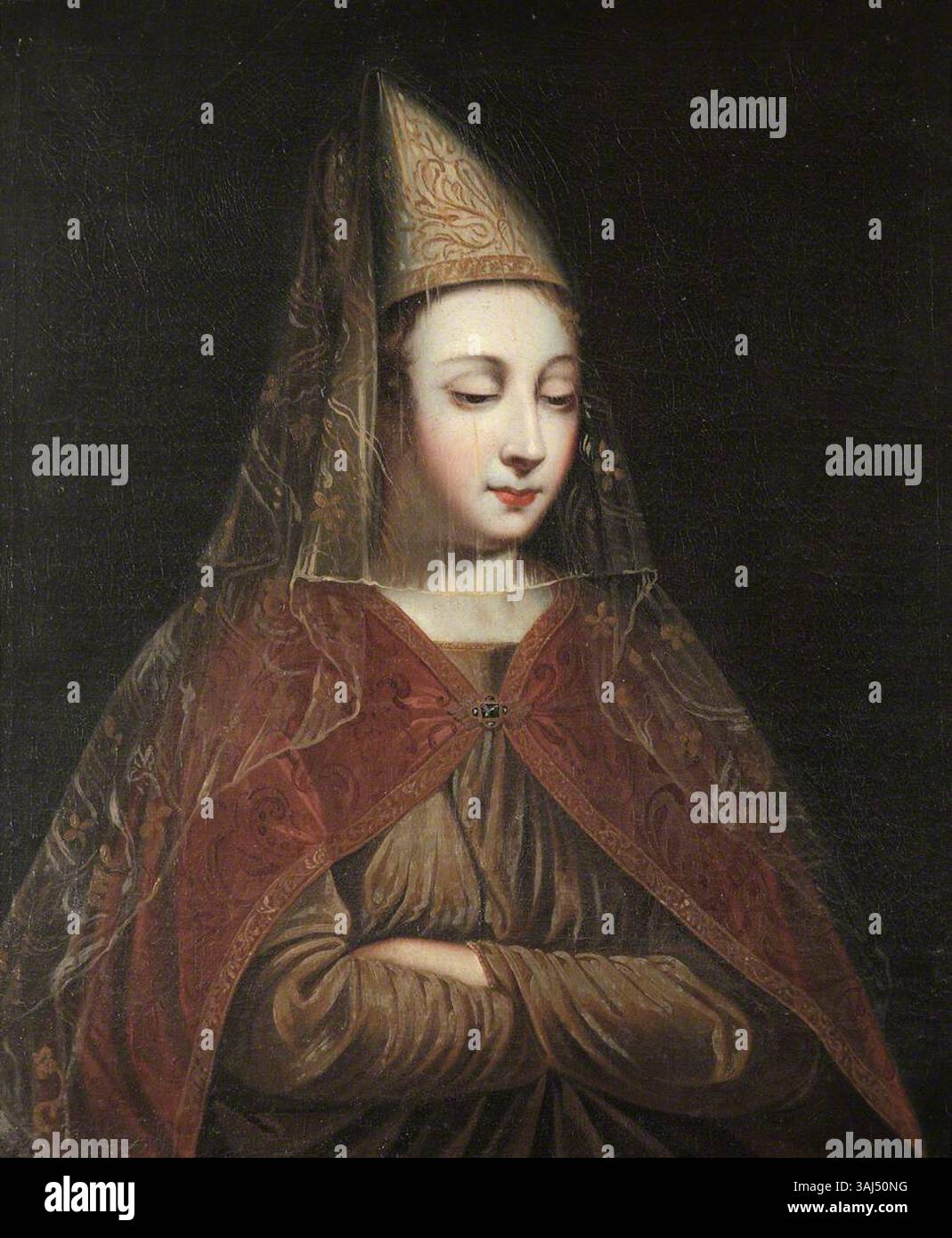 This painting, titled 'Fair Rosamund', was created between 1700 and ...