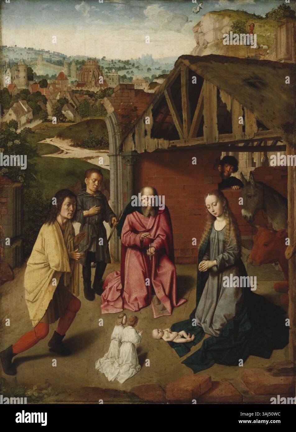 Gerard David’s The Nativity (circa 1490) captures the serene and ...