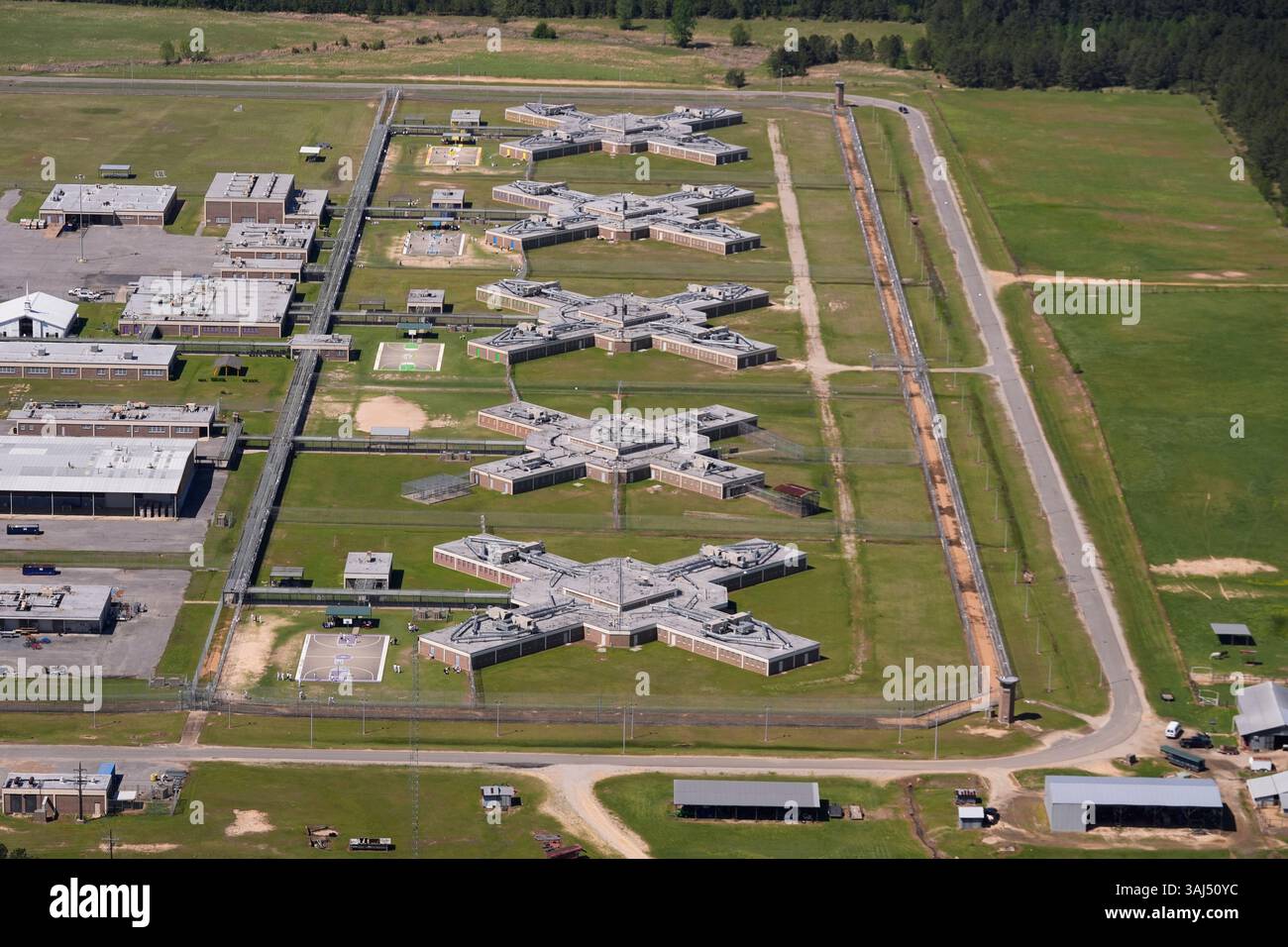 The Winn Correctional Center, an ICE detention facility, is seen in ...