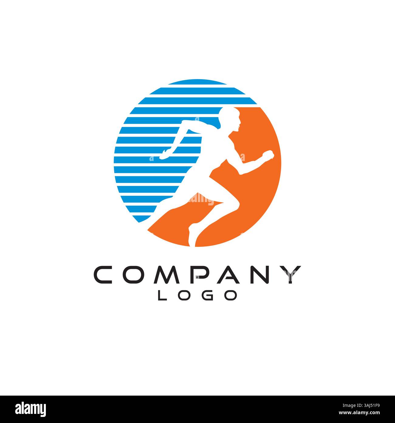 Run clean logo Stock Vector Images - Alamy
