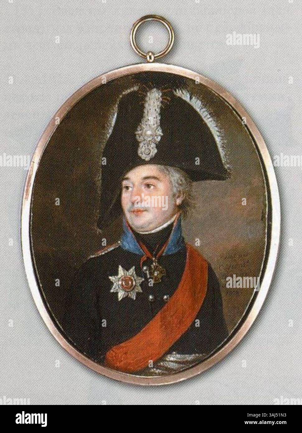 This 1808 artwork by Carle Vernet depicts Alexander Dmitrievich ...