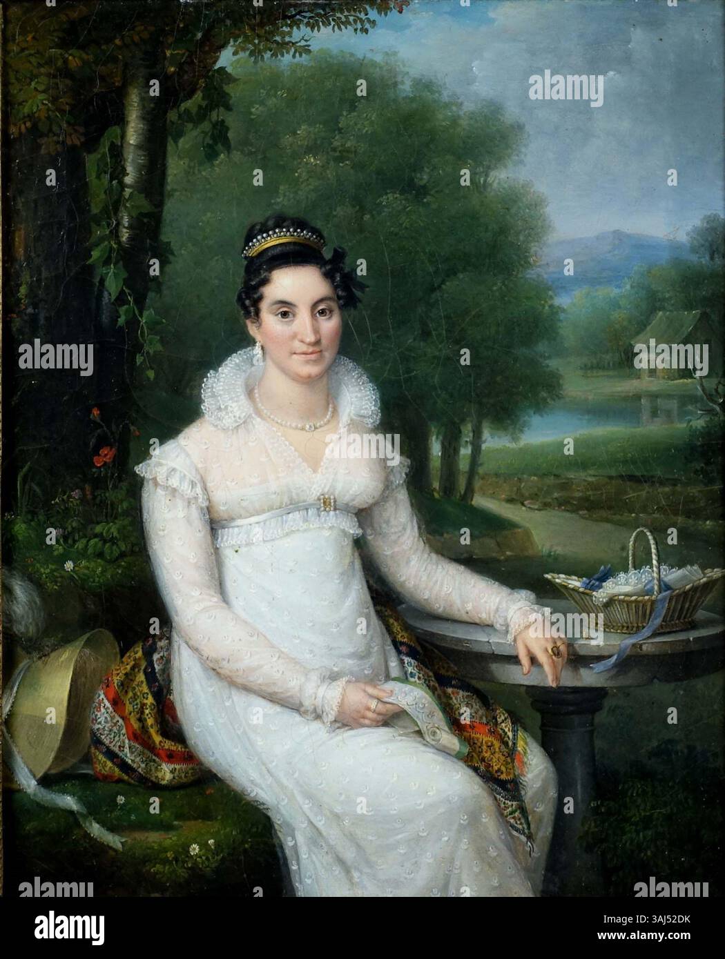 This portrait, painted by Jenny Berger-Desoras in 1816, depicts Marie ...