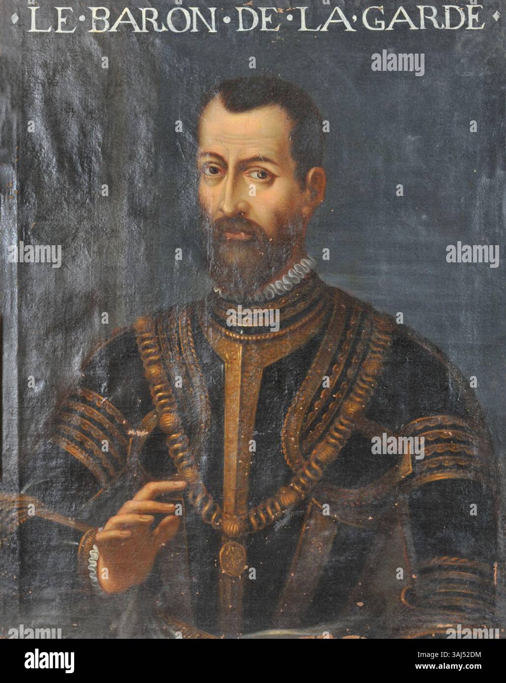 This late 16th-century portrait depicts Antoine des Escalins des Aimars ...
