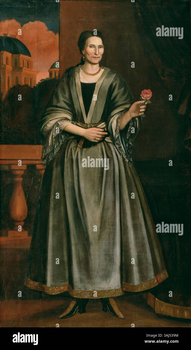 This 1718 portrait of Ariaantje Coeymans Verplanck by Nehemiah ...