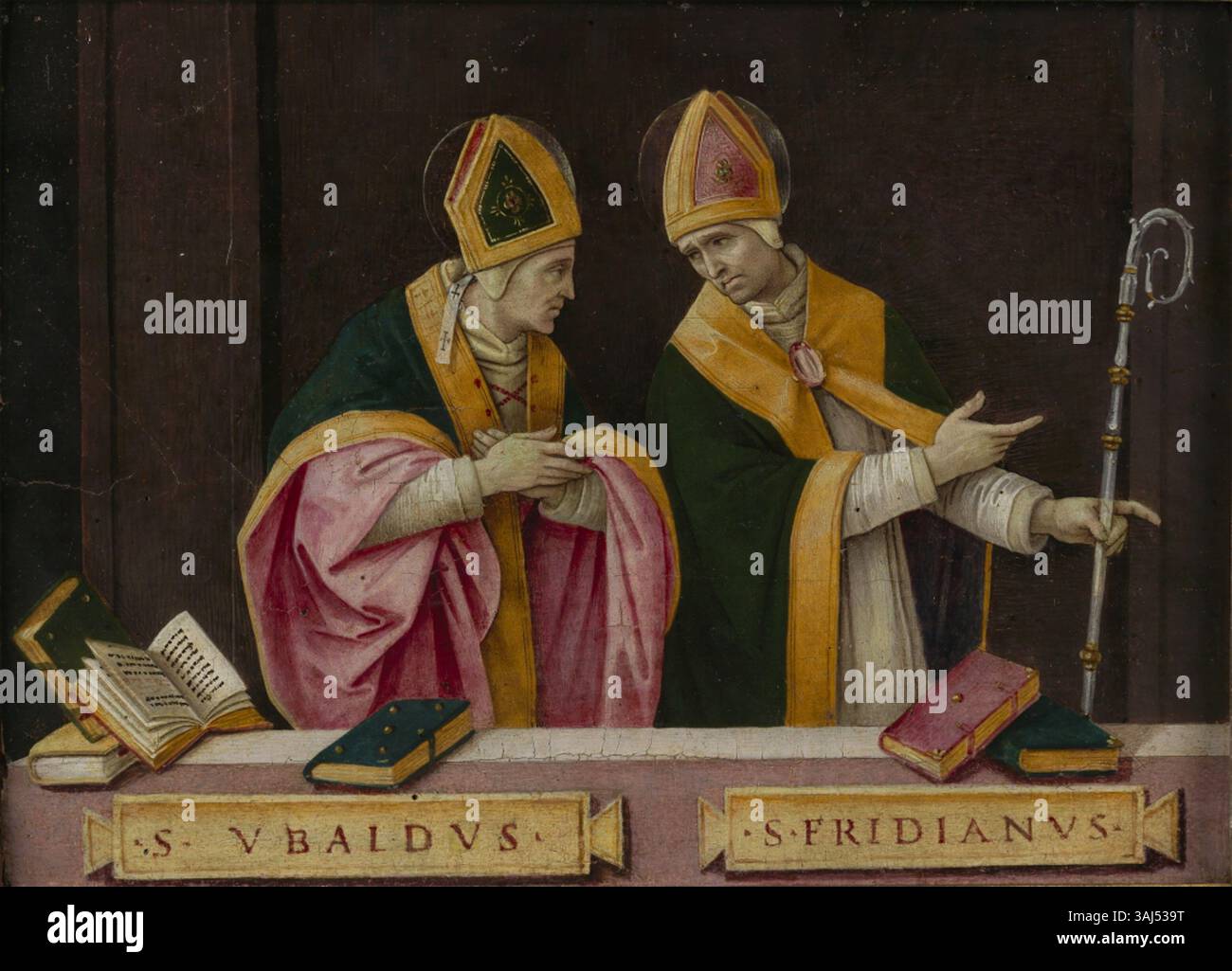 Filippino Lippi’s 'Saint Ubald et saint Frediano' portrays two saints ...