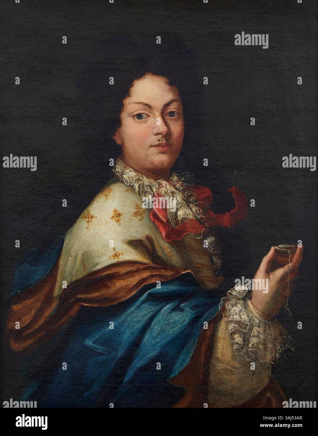 This 17th-century French portrait, possibly depicting King Louis XIV ...