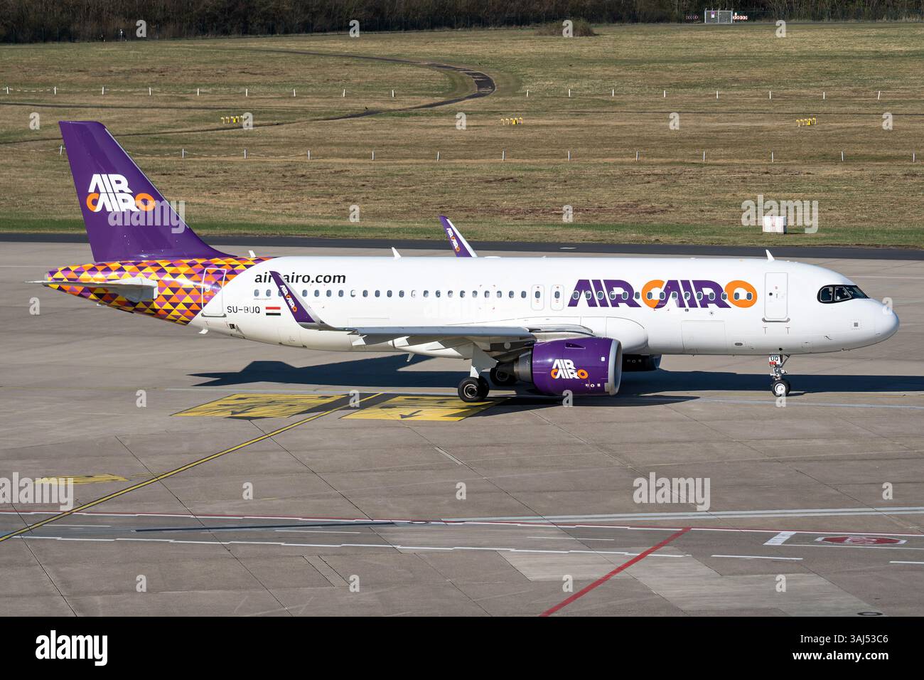 Egyptian Air Cairo Airbus A320neo with registration SU-BUQ at Cologne ...