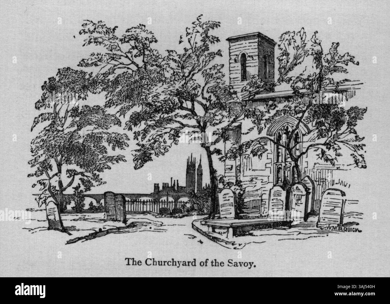 This 1878 illustration from *Walks in London* by Augustus Hare depicts ...