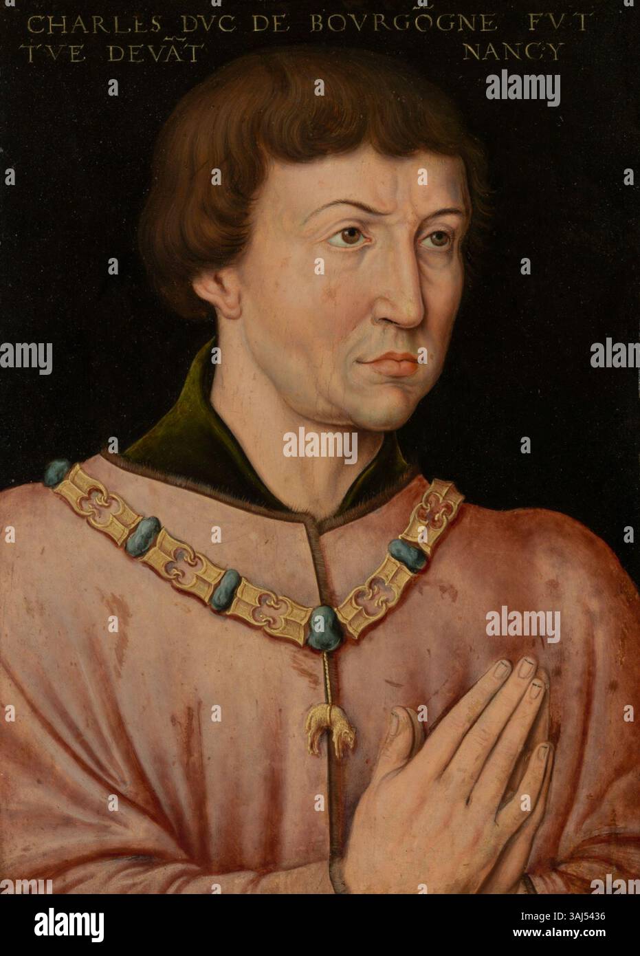 This 16th-century copy of a portrait of Charles the Bold, 4th Duke of ...