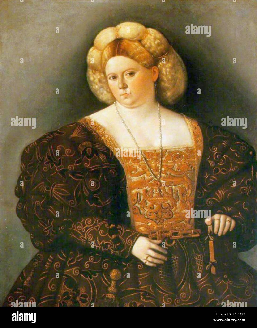 'Portrait of a Lady' by Bernardino Licinio, painted in the 1530s ...