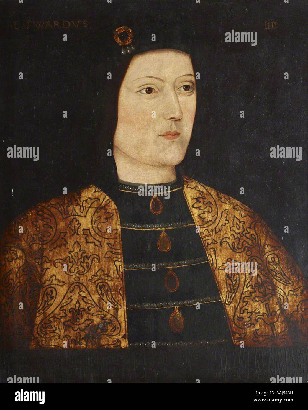 This portrait of King Edward IV of England (1442-1483) was painted ...