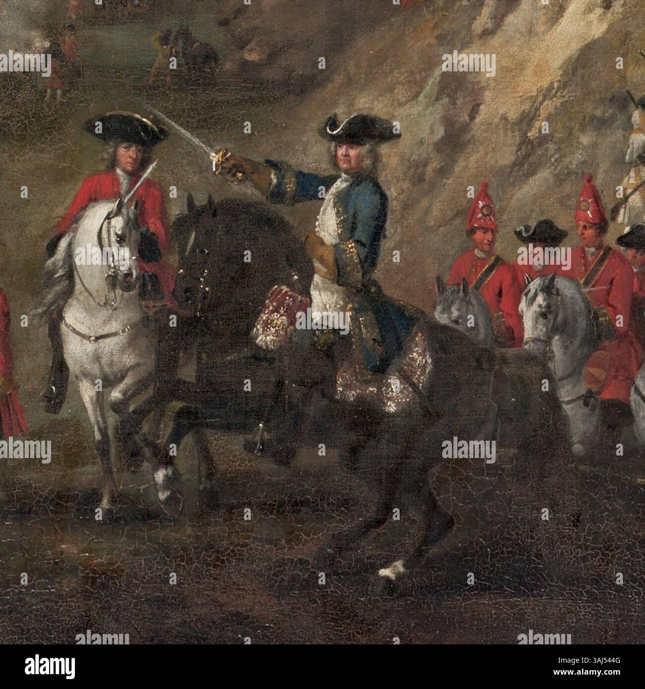 Peter Tillemans' 1719 painting *The Battle of Glenshiel* captures the ...