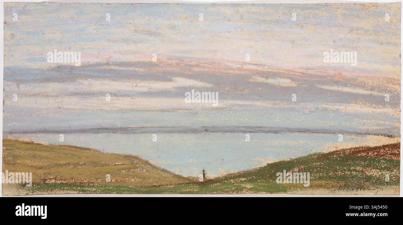 This painting, 'Broad Landscape' by Claude Monet (1840–1926), was ...