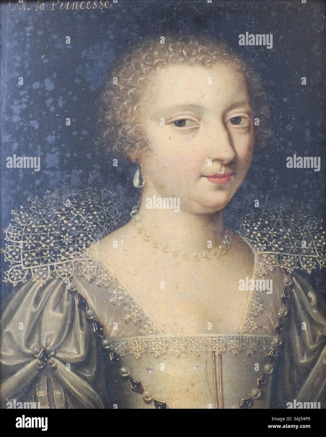 A 17th-century oil painting by Jean Ducayer, depicting a lady of quality. The portrait is signed ...