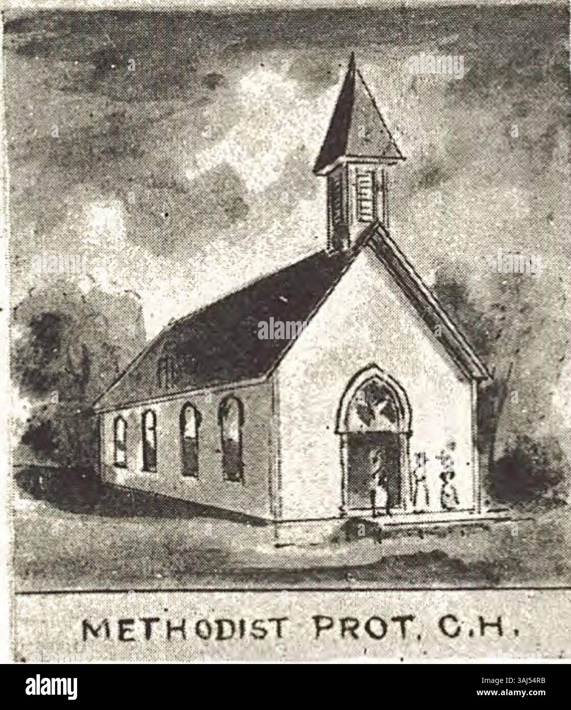 A cropped version of the 1905 perspective map by Fowler & Kelly shows a ...