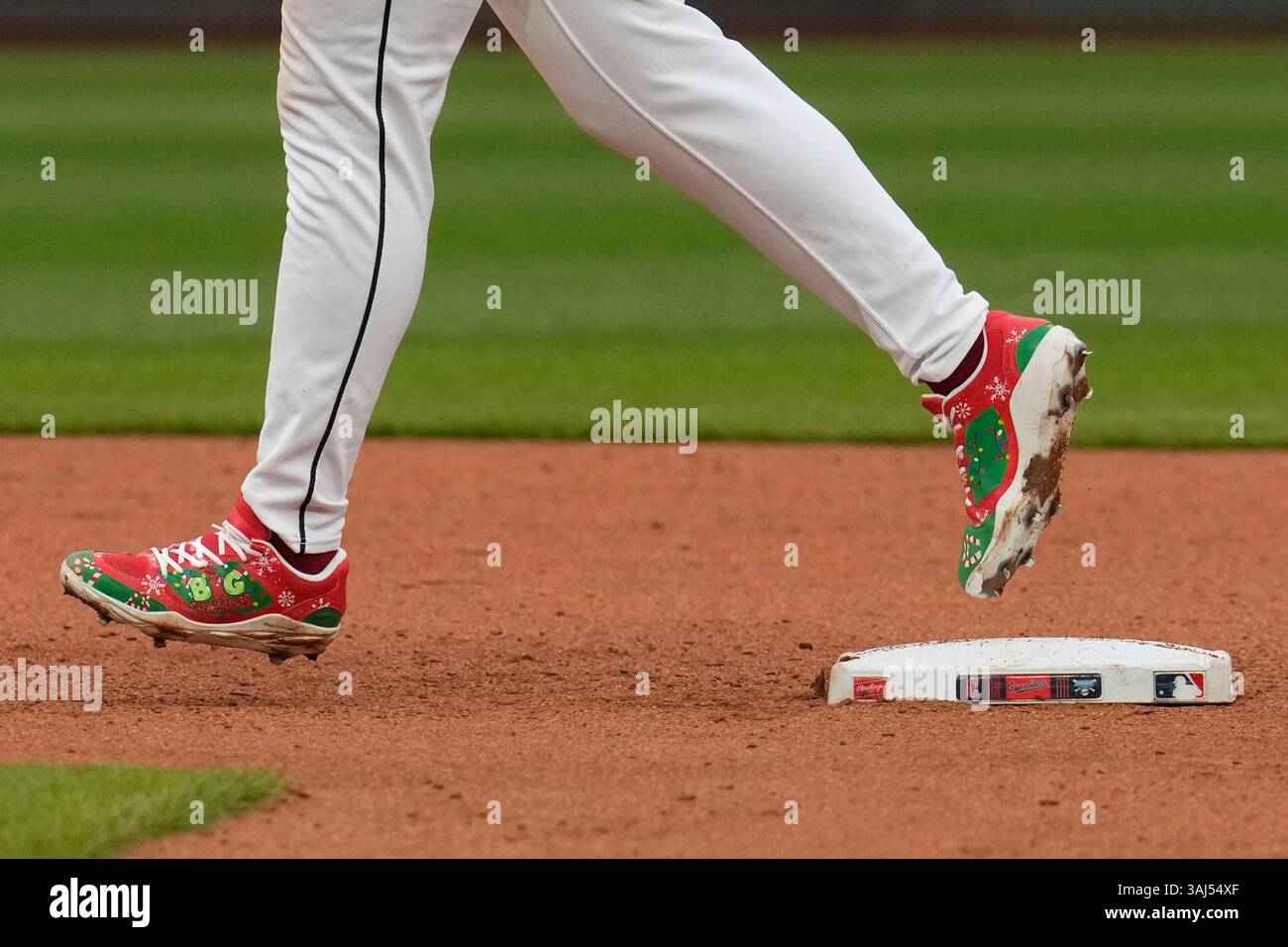 Cleveland Guardians right fielder Jhonkensy Noel, nicknamed Big ...