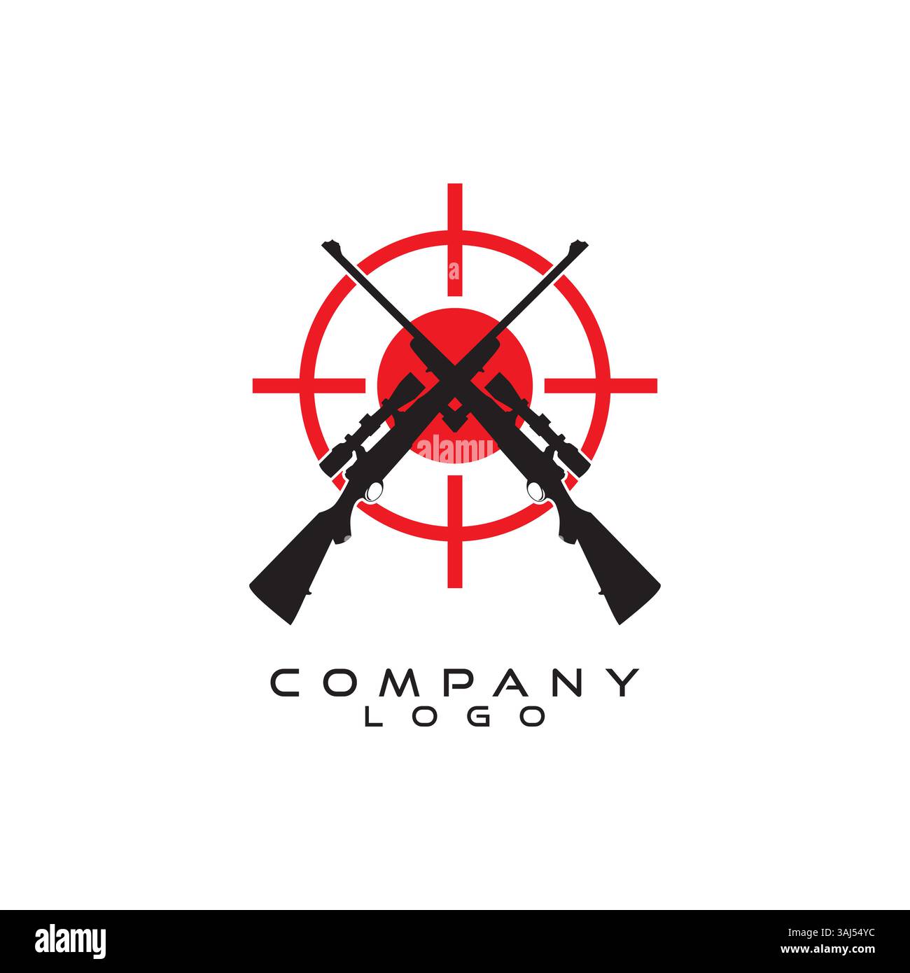 gun logo design vector Stock Vector Image & Art - Alamy