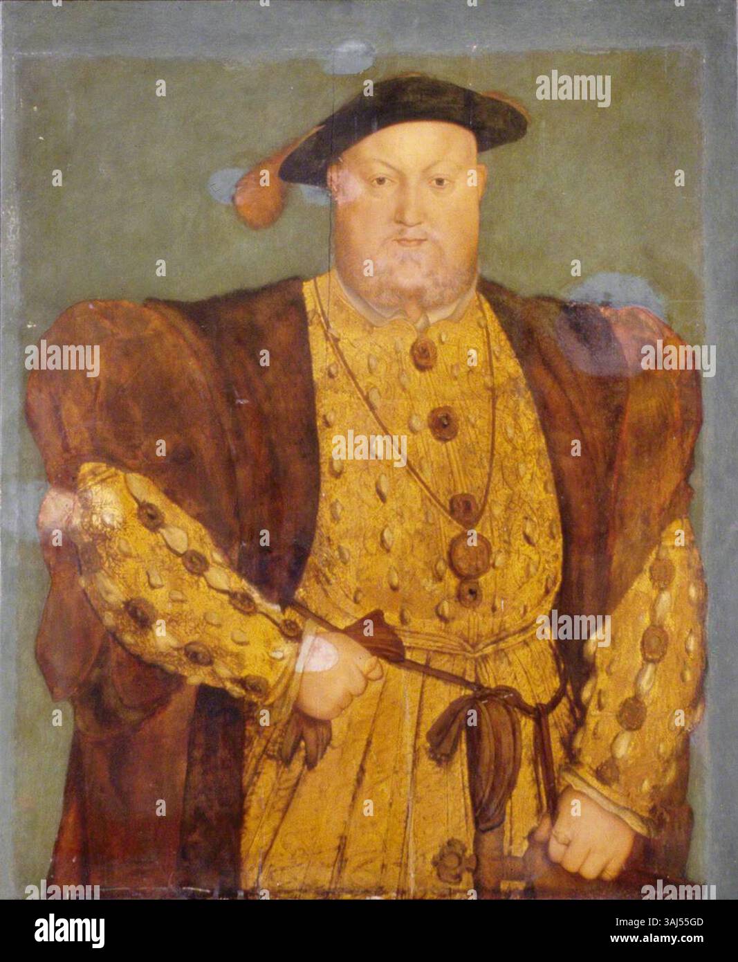 This portrait of Henry VIII by Hans Holbein the Younger, from the 16th ...