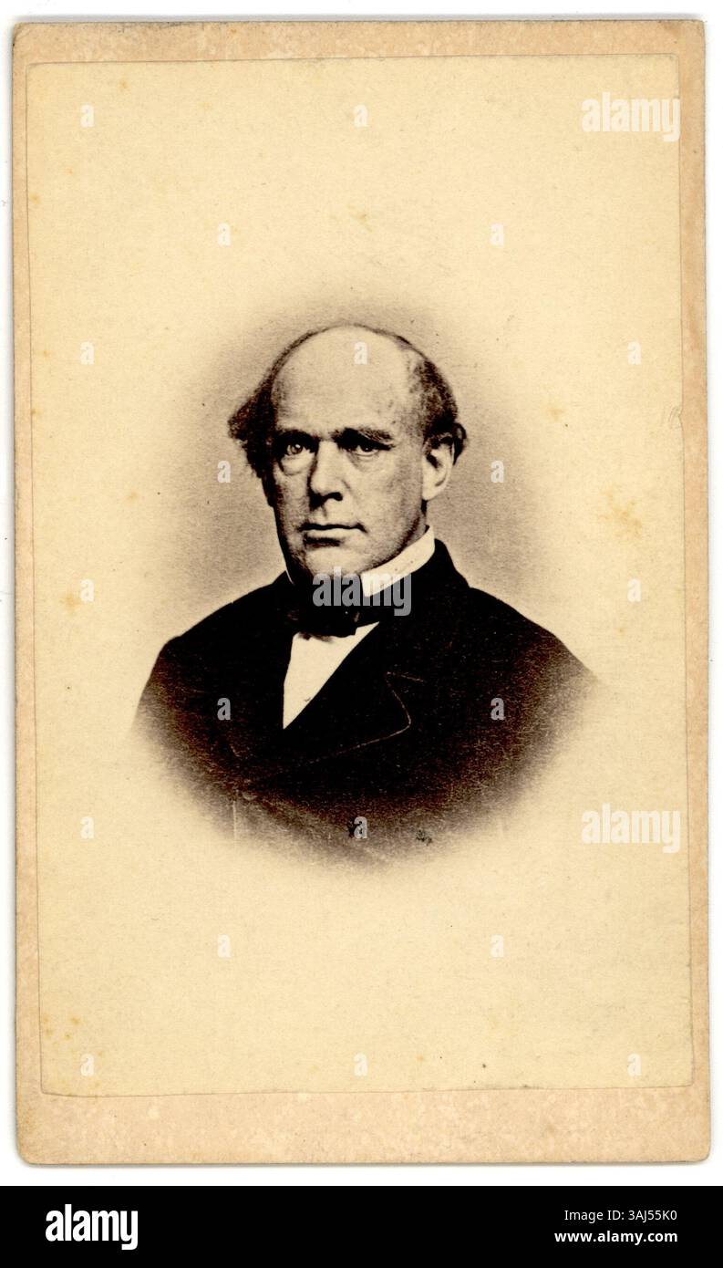 Photograph of Salmon Portland Chase, U.S. Treasury Secretary and Chief ...