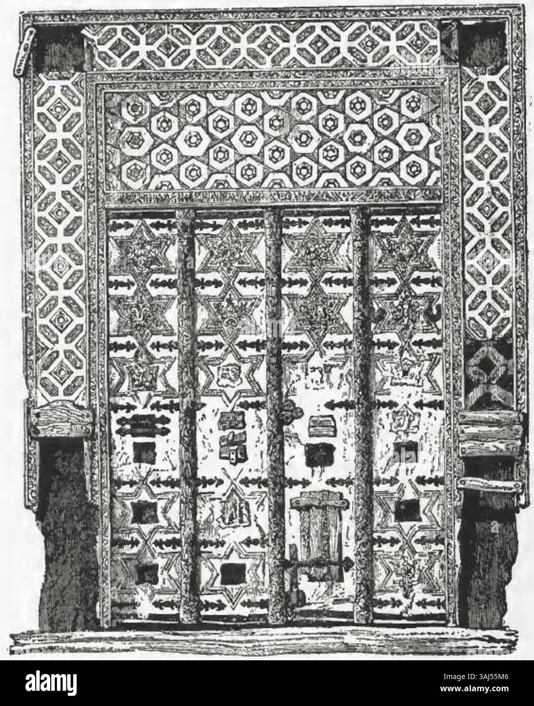 The Gates of the Mausoleum of Sultan Mahmud Ghaznavi, also referred to ...