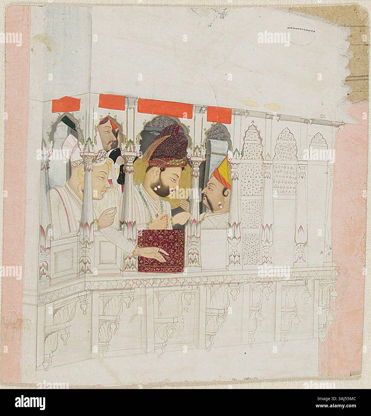 This circa 1800 painting portrays Maharaja Surat Singh of Bikaner, who ...
