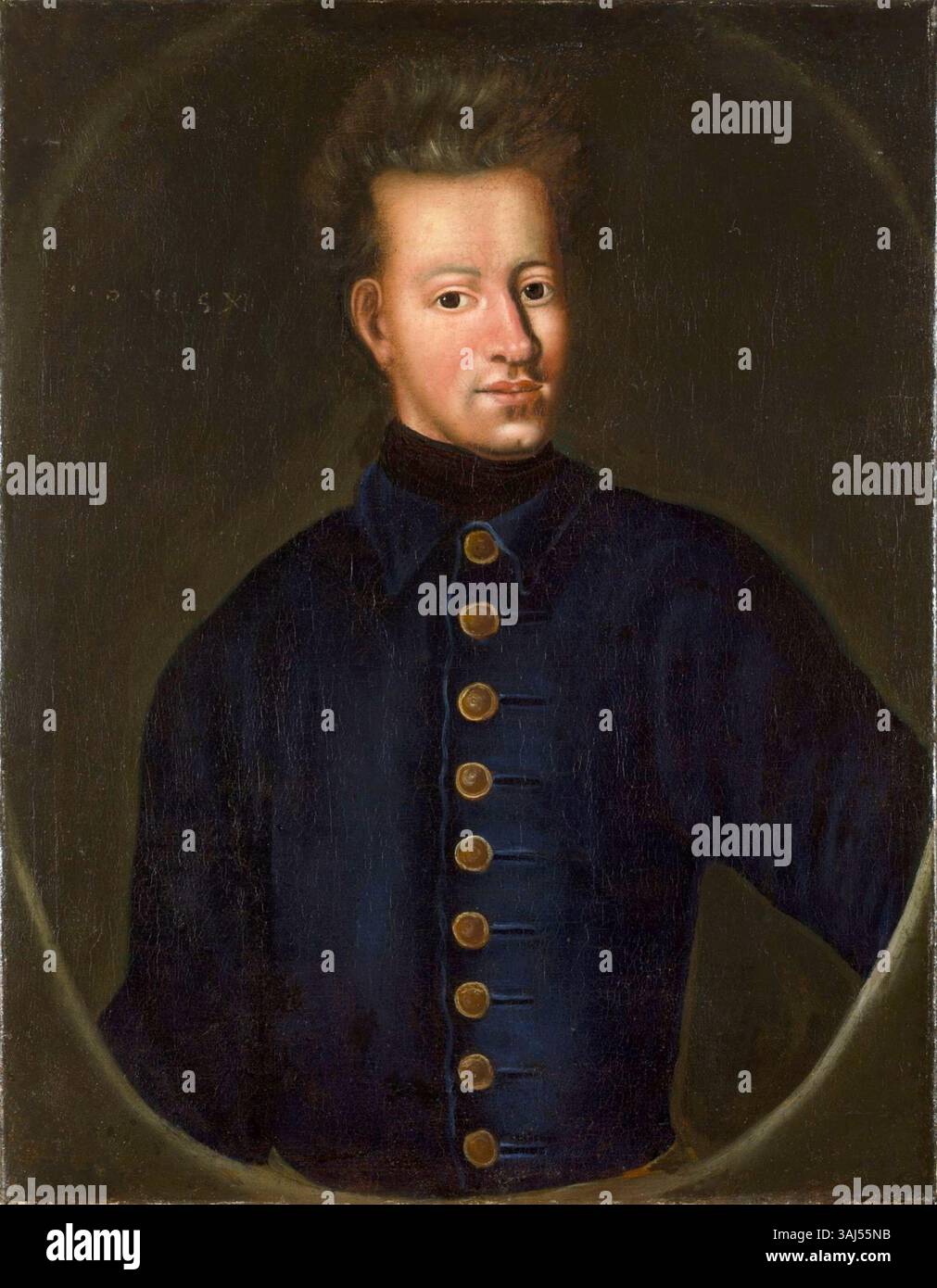 This 18th-century portrait depicts King Charles XII of Sweden. Painted ...