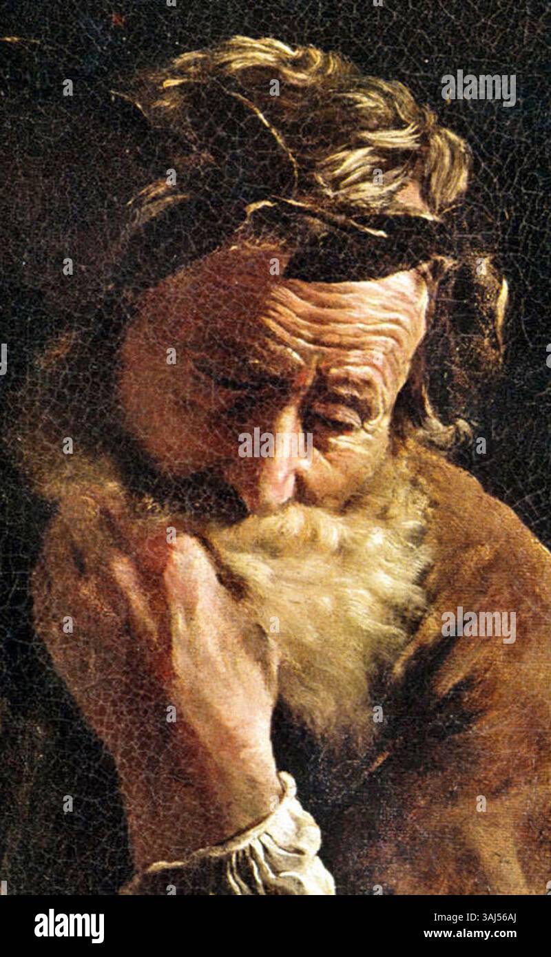 Domenico Fetti's 'Archimedes Thoughtful,' painted around 1620 ...