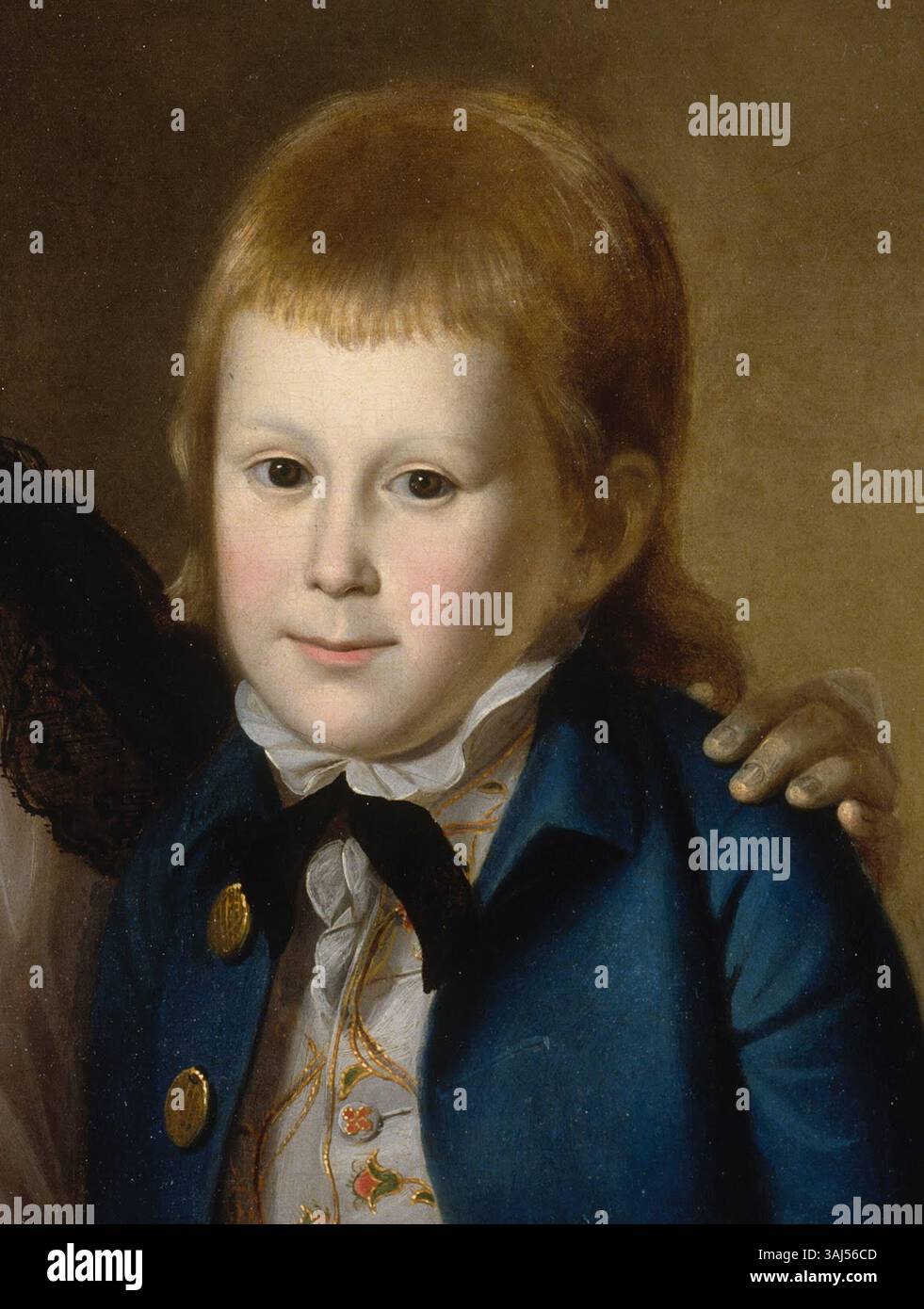 Charles Willson Peale's 1776 painting 'Mrs. James Smith and Grandson ...