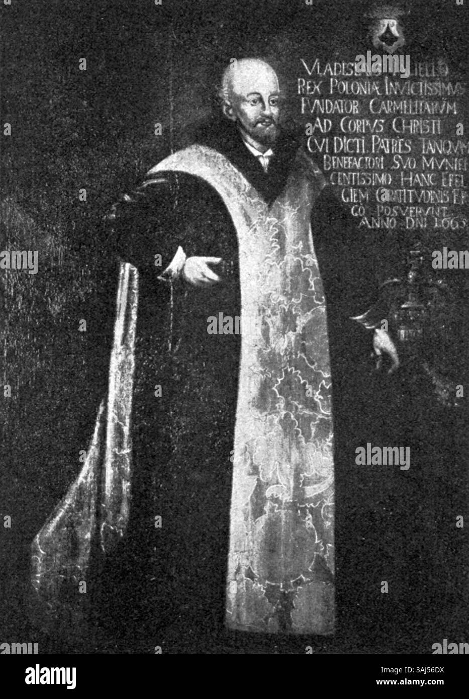 This 1665 painting from Corpus Christi Church in Pozna depicts King ...