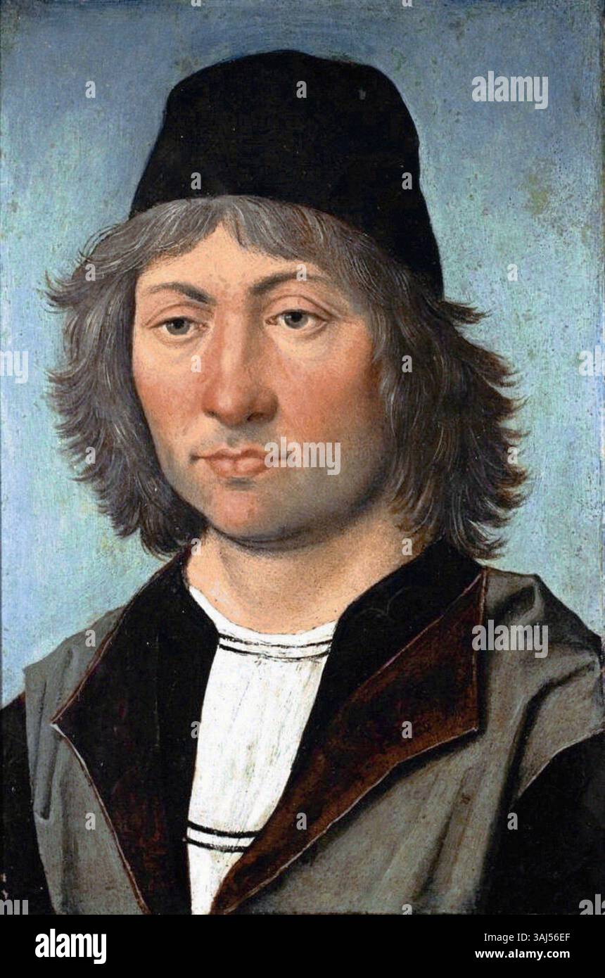 Pedro Berruguete's self-portrait from around 1480 depicts the artist in ...