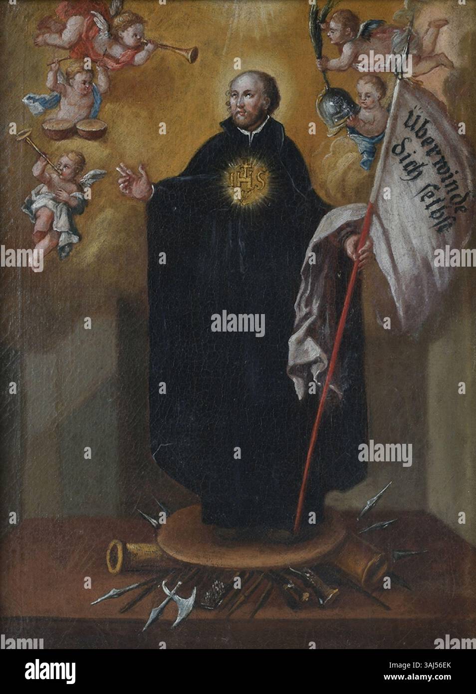 This 18th-century painting of St. Ignatius of Loyola is part of the ...