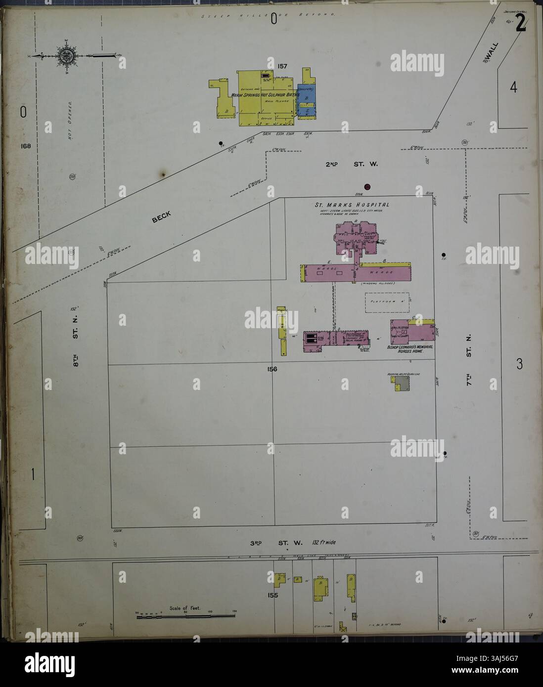 The 1911 Sanborn Fire Insurance Map of Salt Lake City highlights ...
