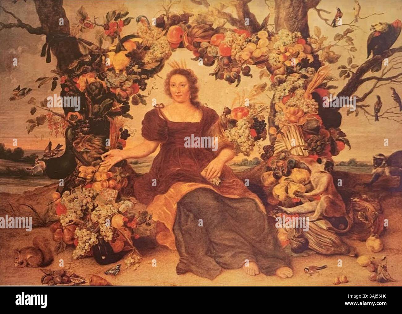 Gommaar van der Gracht’s 1645 painting depicts Pomona, the Roman ...