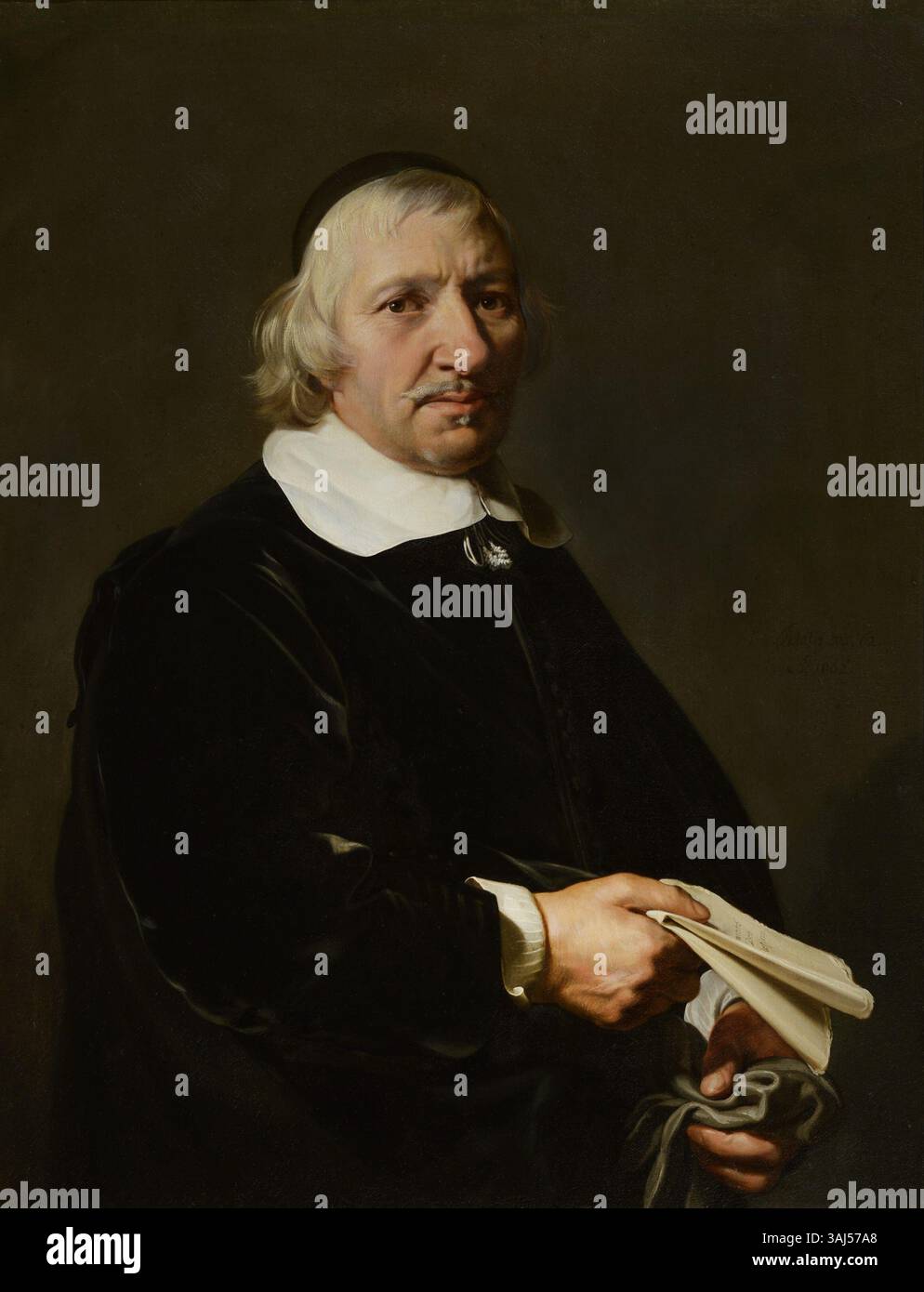 This 1662 oil painting by Jan de Bray depicts Andries van der Horn ...