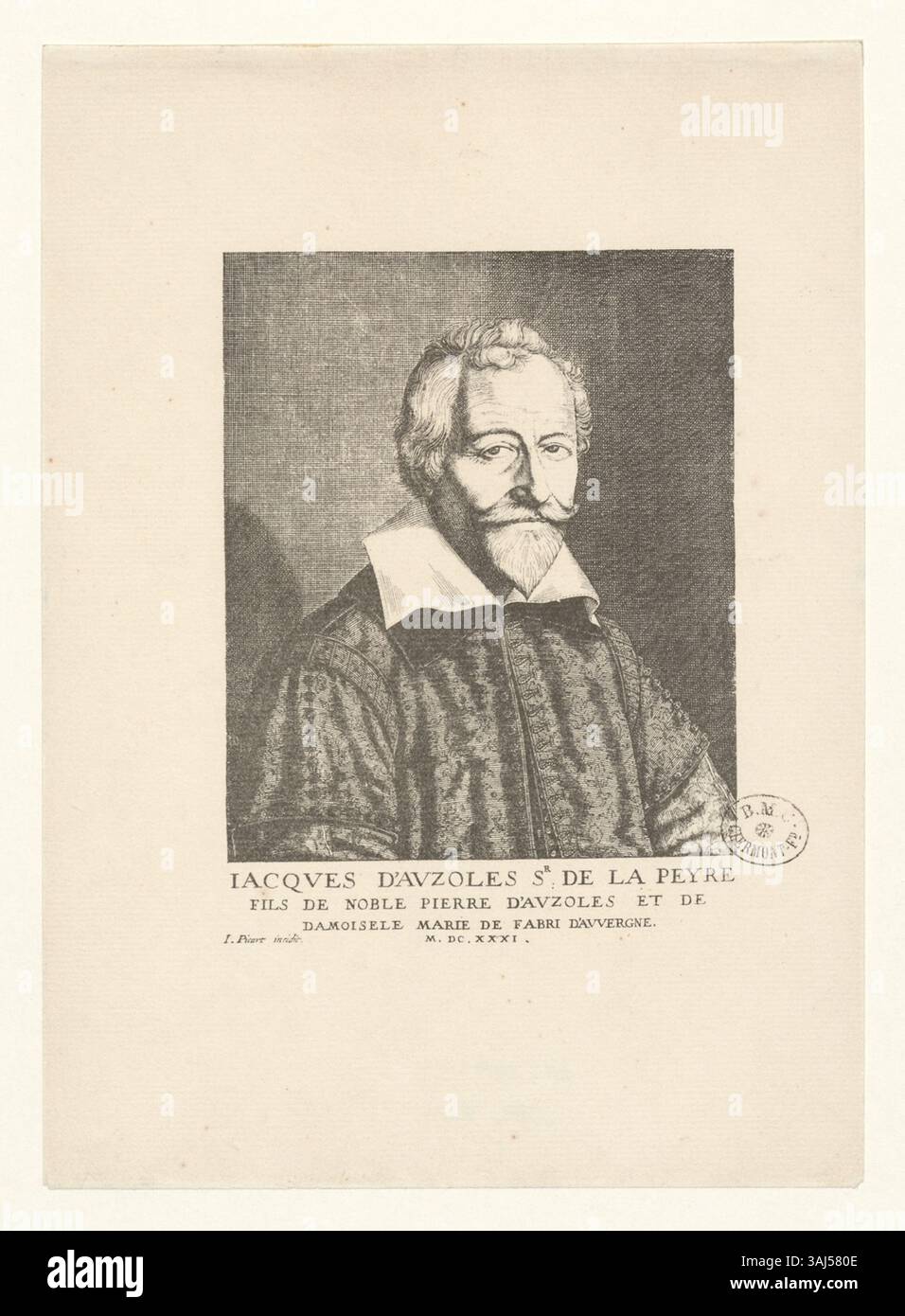 A photomechanical print from the Boyer collection depicting Jacques d ...