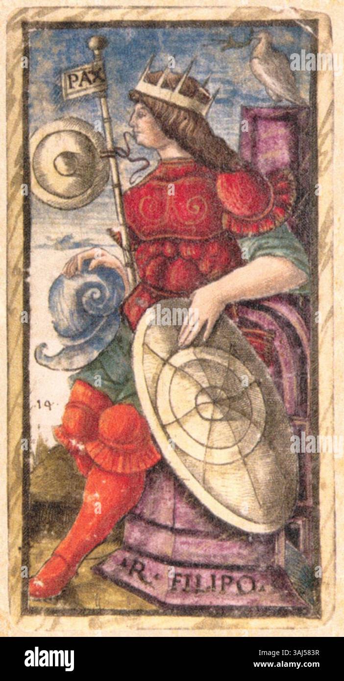 Card number 49 from the Sola Busca tarot deck, created in Italy during ...