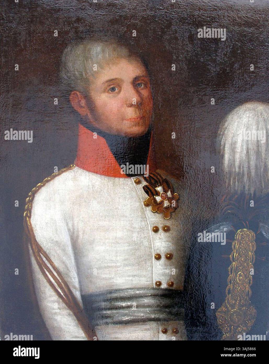 A portrait of Alexander Illarionovich Golovin, painted between 1802 and ...