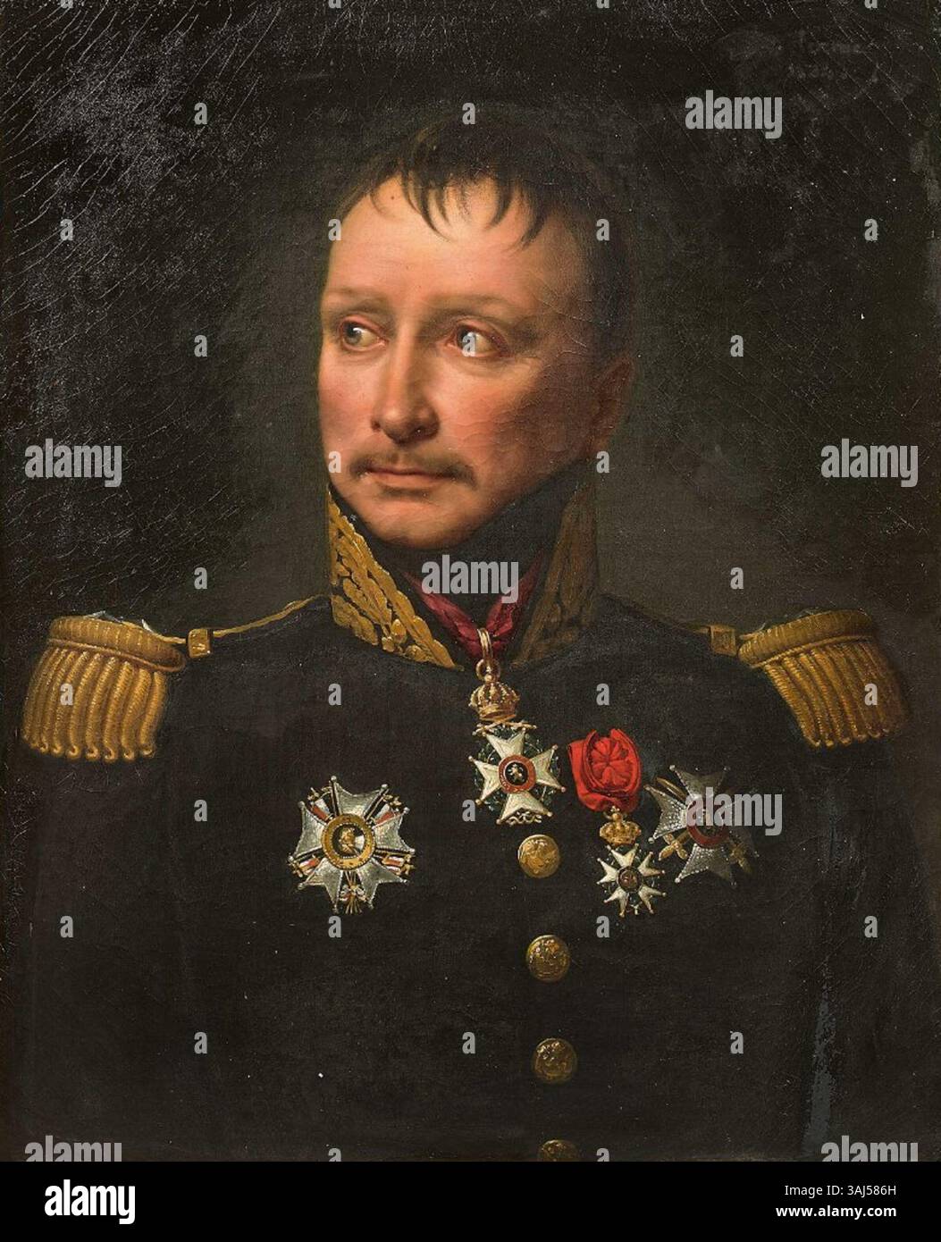 This 1834 portrait by Pierre-François Delorme depicts General Alphonse ...