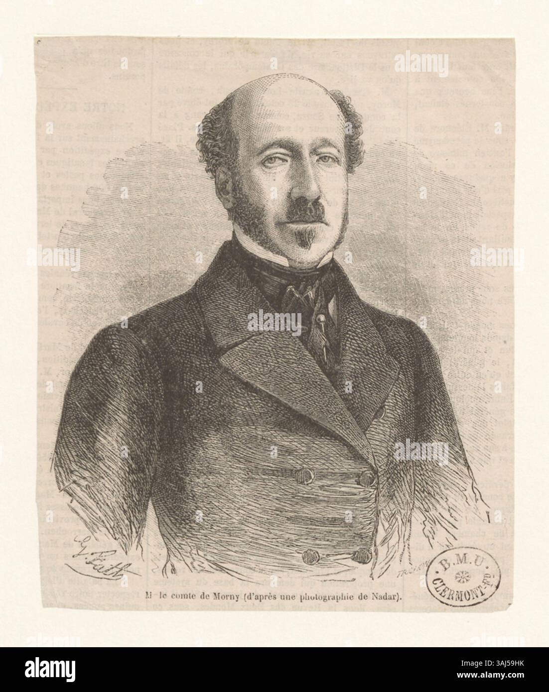 A 1901 wood engraving print from the Boyer collection, based on a ...
